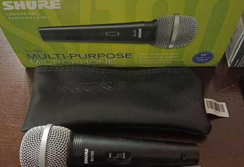 Микрофон Shure sv100 + провод