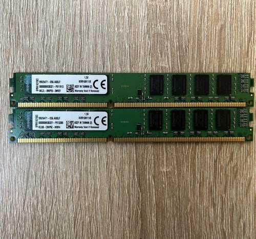 Kingston KVR 2x8Gb 1600 мгц