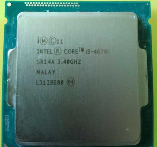 Процессор Intel core i5-4670k