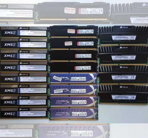 DDR3 8Gb(4Gbx2) комплекты с радиаторами