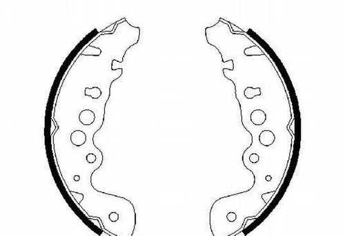 Колодки тормозные suzuki Grand Vitara задние бараб
