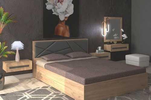 Кровать двуспальная с ящиками (без матраса)
