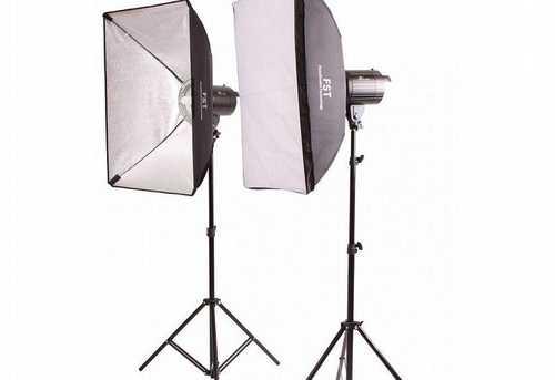 Комплект импульсного света FST F-200 Softbox KIT