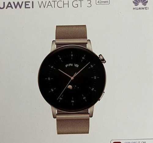 Смарт часы huawei watch gt 3 42mm