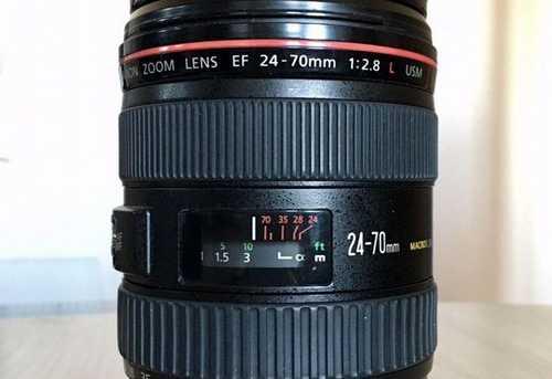 Объектив Canon EF 24-70 2.8 L usm