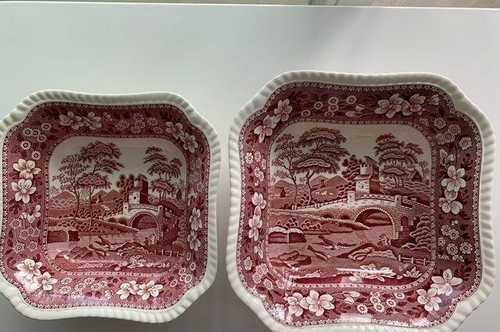 Два салатника Spode серии Tower Pink