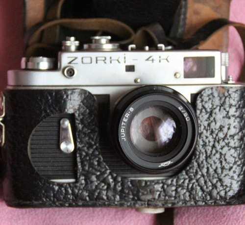 Пленочный советский фотоаппарат Zorki-4k