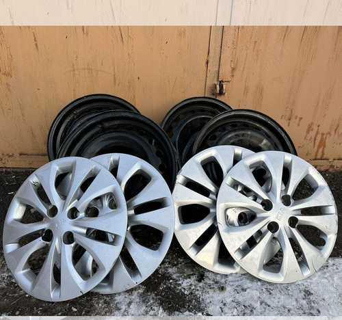 Штампованные диски r15 на hyundai/ Kia Rio