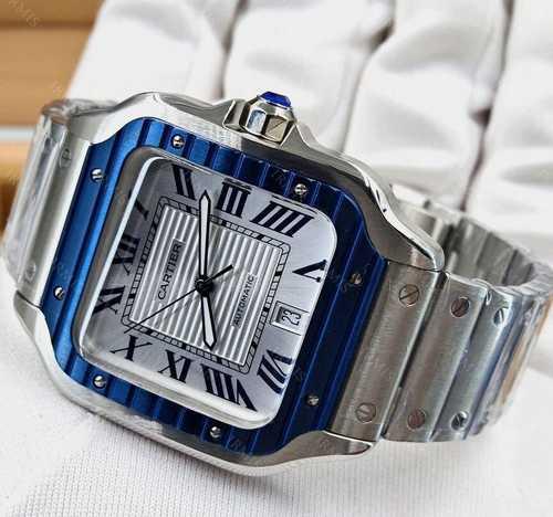 Механические мужские часы Cartier Santos