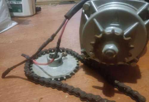 Электродвигатель с редуктором 1000w36v