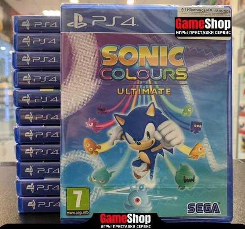 Sonic Colors: Ultimate PS4 Диск