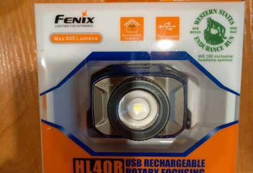 Налобный фонарь fenix HL40R новый