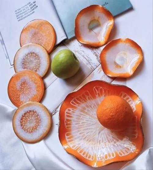 Апельсиновый рай- набор посуды 7 предм