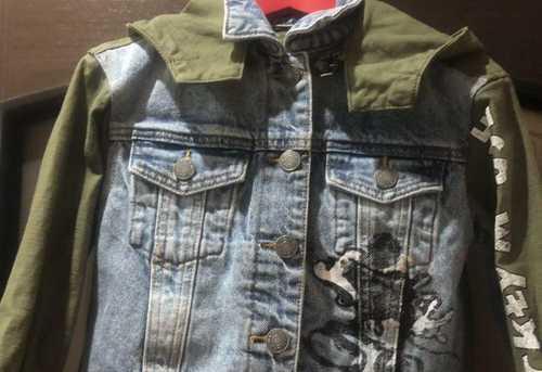 Джинсовая куртка zara 98