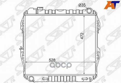 Радиатор Toyota 4Runner 89-95 / Hilux Surf 89-9