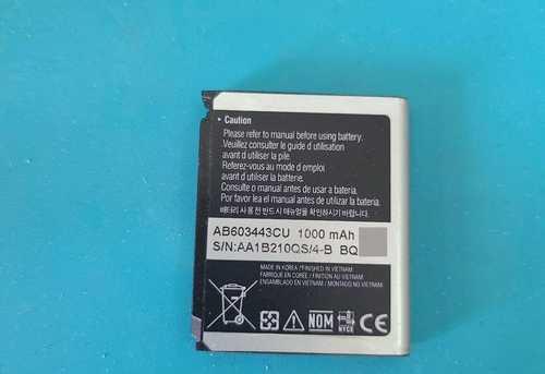 Аккумулятор AB603443CU для Samsung S5230 S5233