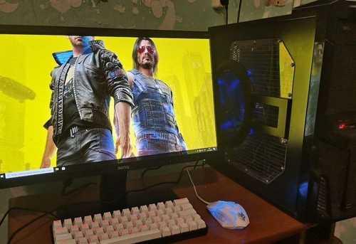 Мощь 32 гига,GTX1060,SSD512,16яд+22" VA 75 Гц+мех