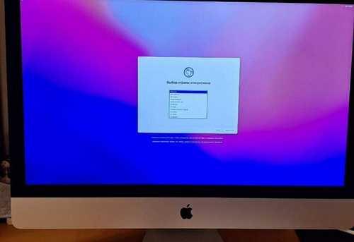 iMac (27-inch, Late 2015) / 16 GB RAM / SSD 256 GB