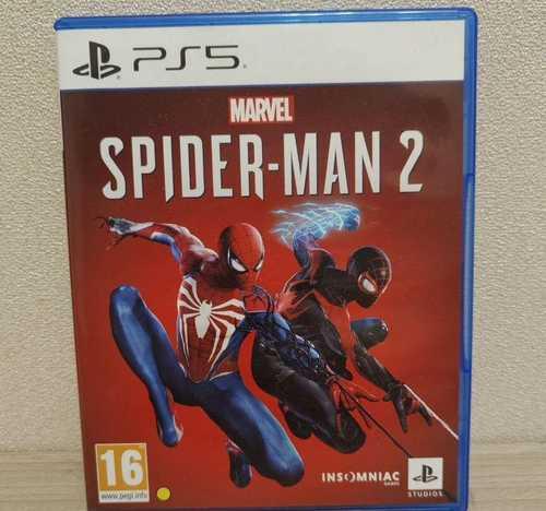 Игра Marvel Spider Man 2 PS5 диск на русском