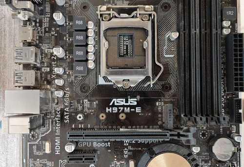 Материнская плата Asus H97M-E