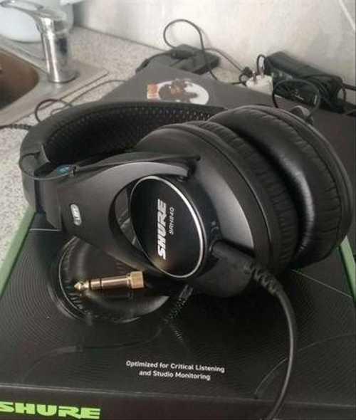 Студийные наушники shure SRH840