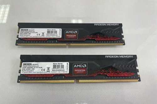 Оперативная память 16Gb (8Gb+8Gb) DDR4 3200Mhz