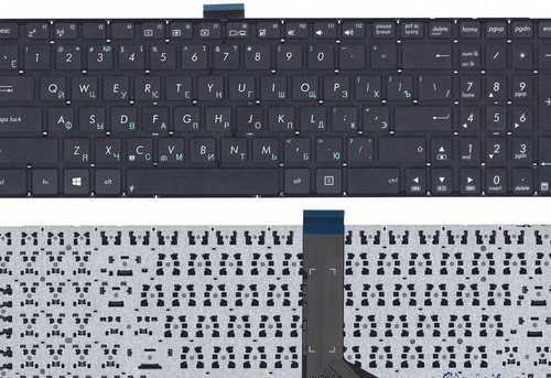 Клавиатура для ноутбука Asus X555L X553 черная (пл