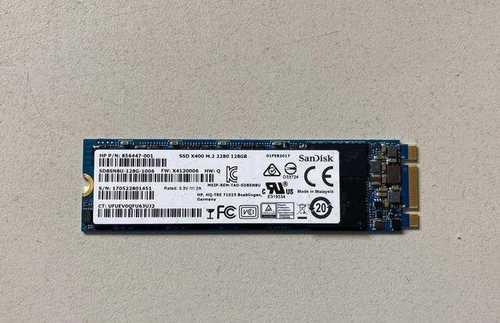 SSD M2 128GB 2280 Sandisk X400