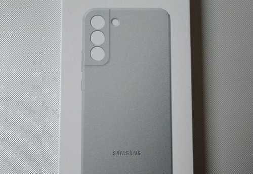 Чехол Leather Cover на Samsung S22+ оригинал