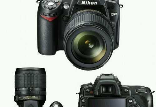 Зеркальный фотоаппарат Nikon D90 боди