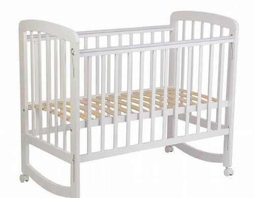 Кроватка детская Polini Kids Simple 304 (Белый)