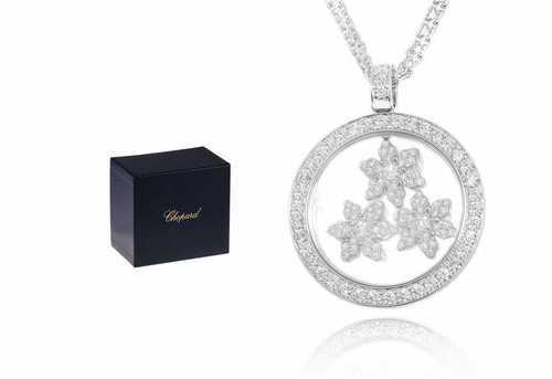 Золотой кулон Chopard Happy Snow Flakes