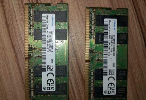 Память 16 GB sodimm DDR4-2666 Samsung