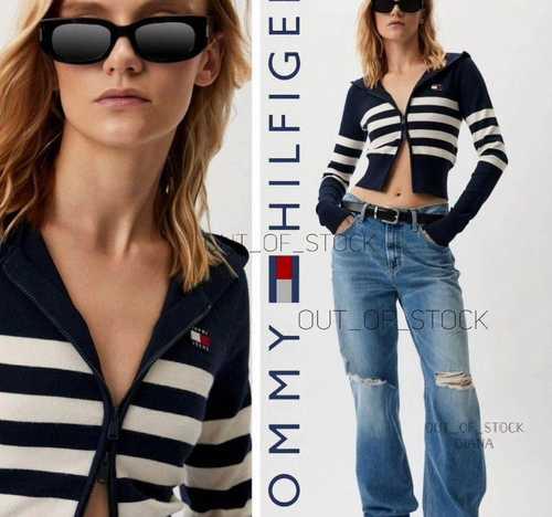 Tommy hilfiger кофта на замке оригинал