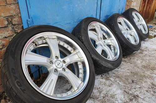 Ковка Weds Maverick на шинах Toyo 245/45/19