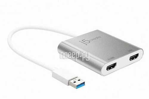 J5create USB Type-A 3.0 - 2xhdmi JUA365