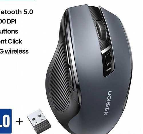 Беспроводная мышь ugreen MU006 Ergonomic Wireless