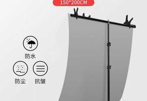 Студийный матовый фон 150*200 PVC (виниловый)