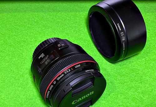 Объектив Canon EF 50mm f/1.2L USM (Japan) Оригинал