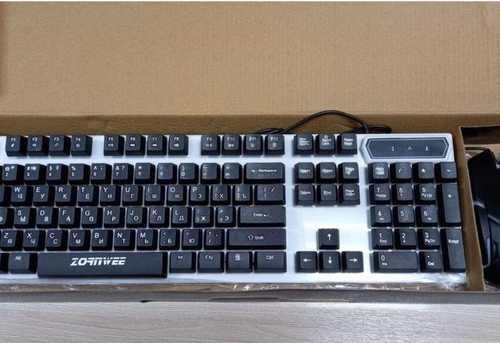 Комплект клавиатура+мышь (проводной) ZE-9830