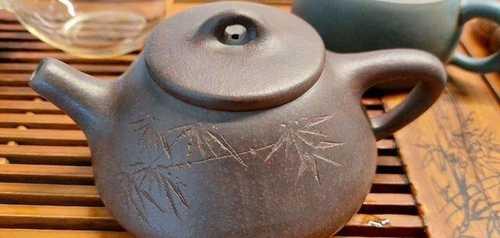 Заварочный чайник из исинской глины 170мл