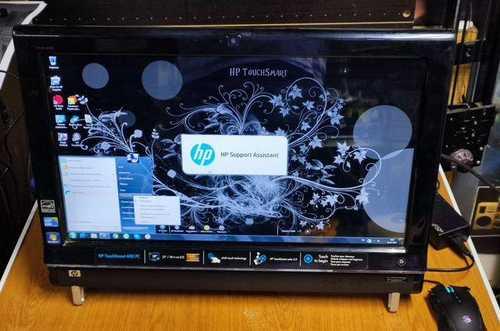 Hp touchsmart 600c i3 4GB 24 дюйма сенчорный