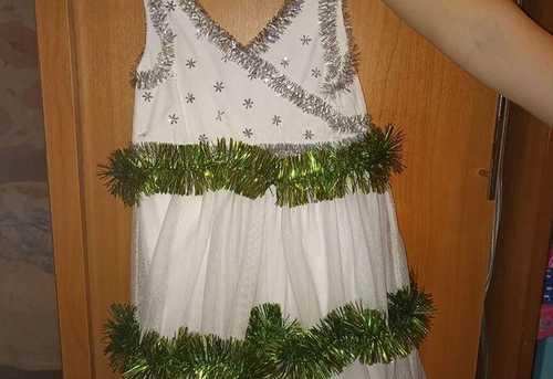 Платье новогоднее Ëлка