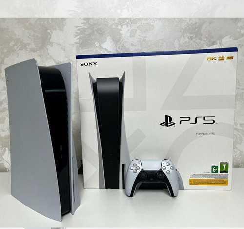 Sony playstation 5 с дисководом бу