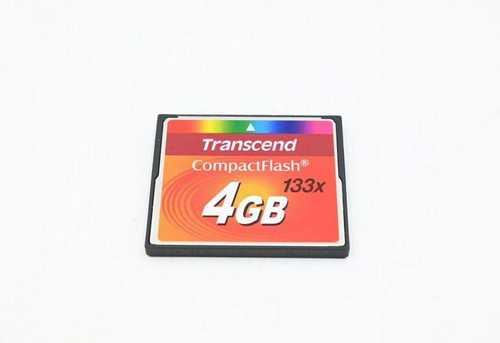 Карта памяти Transcend CF 4GB 133X