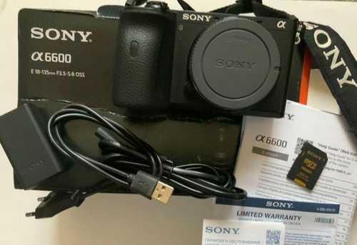 Sony alpha A6600 body заводской комплект+ флешка