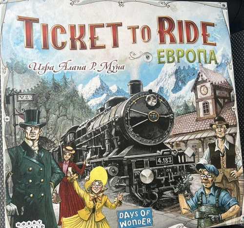 Настольная игра Ticket to ride Европа