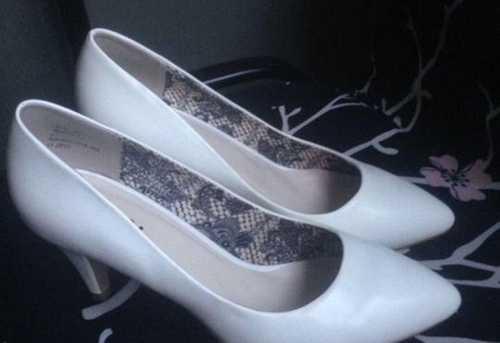 Туфли женские белые свадебные