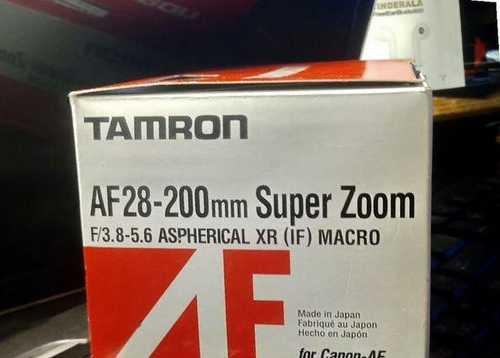 Tamron AF 28-200mm Ha Сanon на полный кадр и кроп