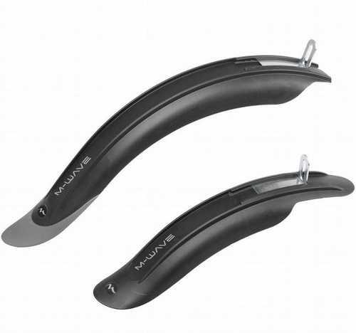 Крылья 5-386032 пластиковые 12-18" черные M-wave
